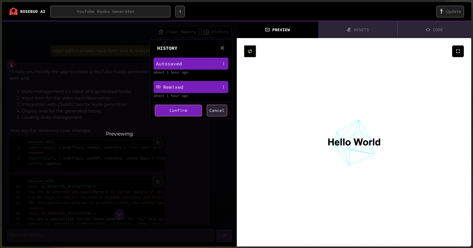 Rosebud AI: No-Code Web App Builder – Vibe Code Apps Instantly